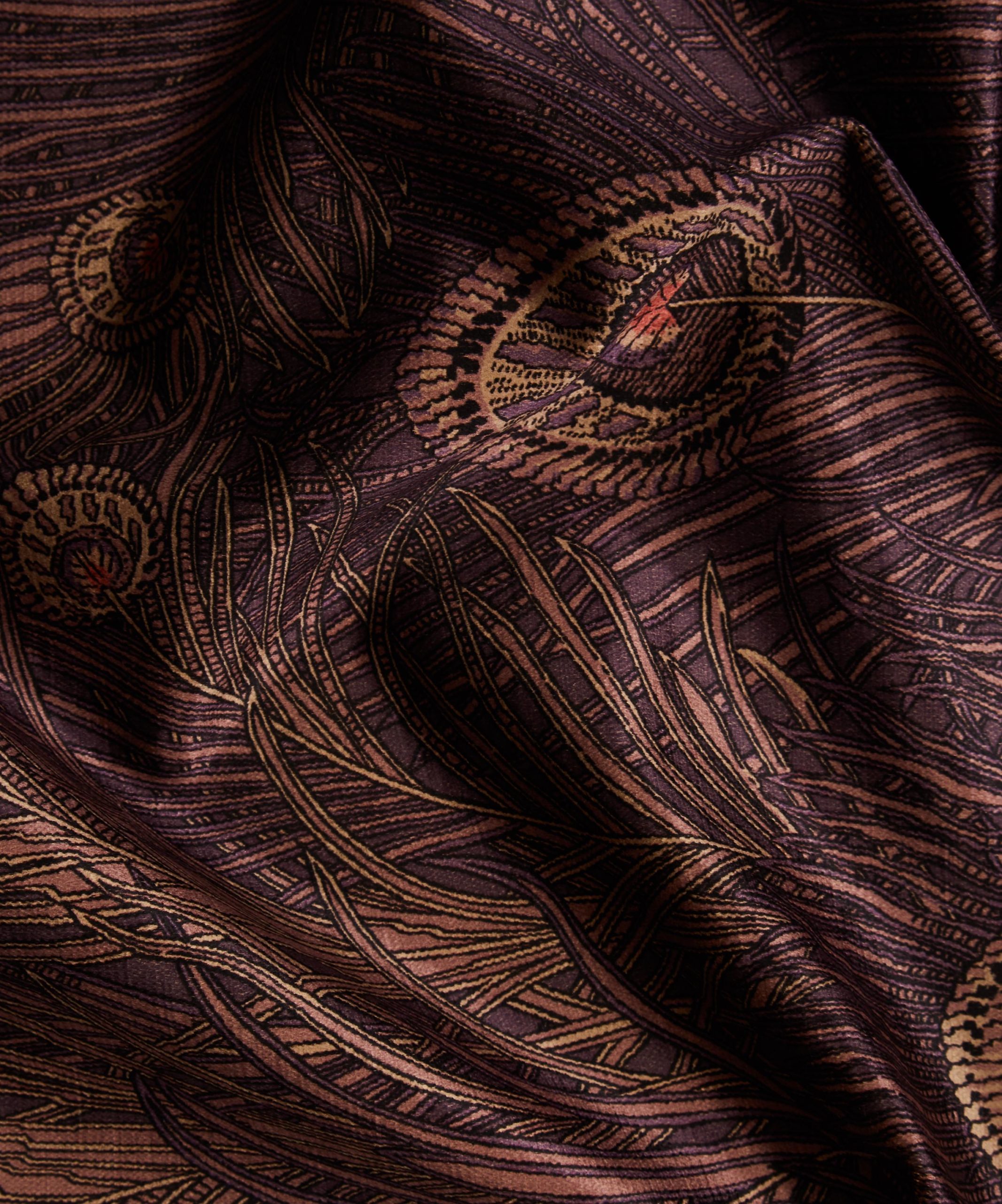 Hera Feather Vintage Velvet in Dragonfly - Indoor | Liberty Fabrics