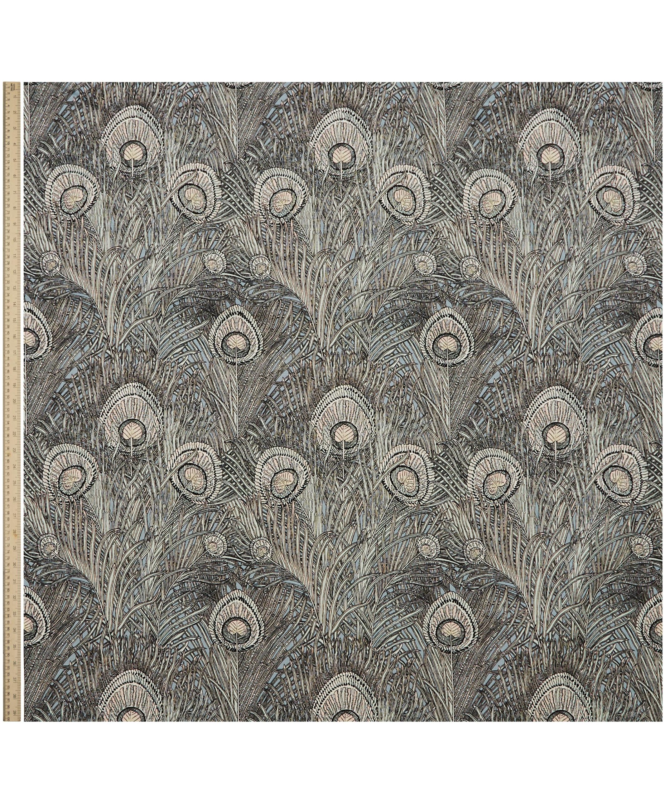 Hera Feather Vintage Velvet in Pewter - Indoor | Liberty Fabrics