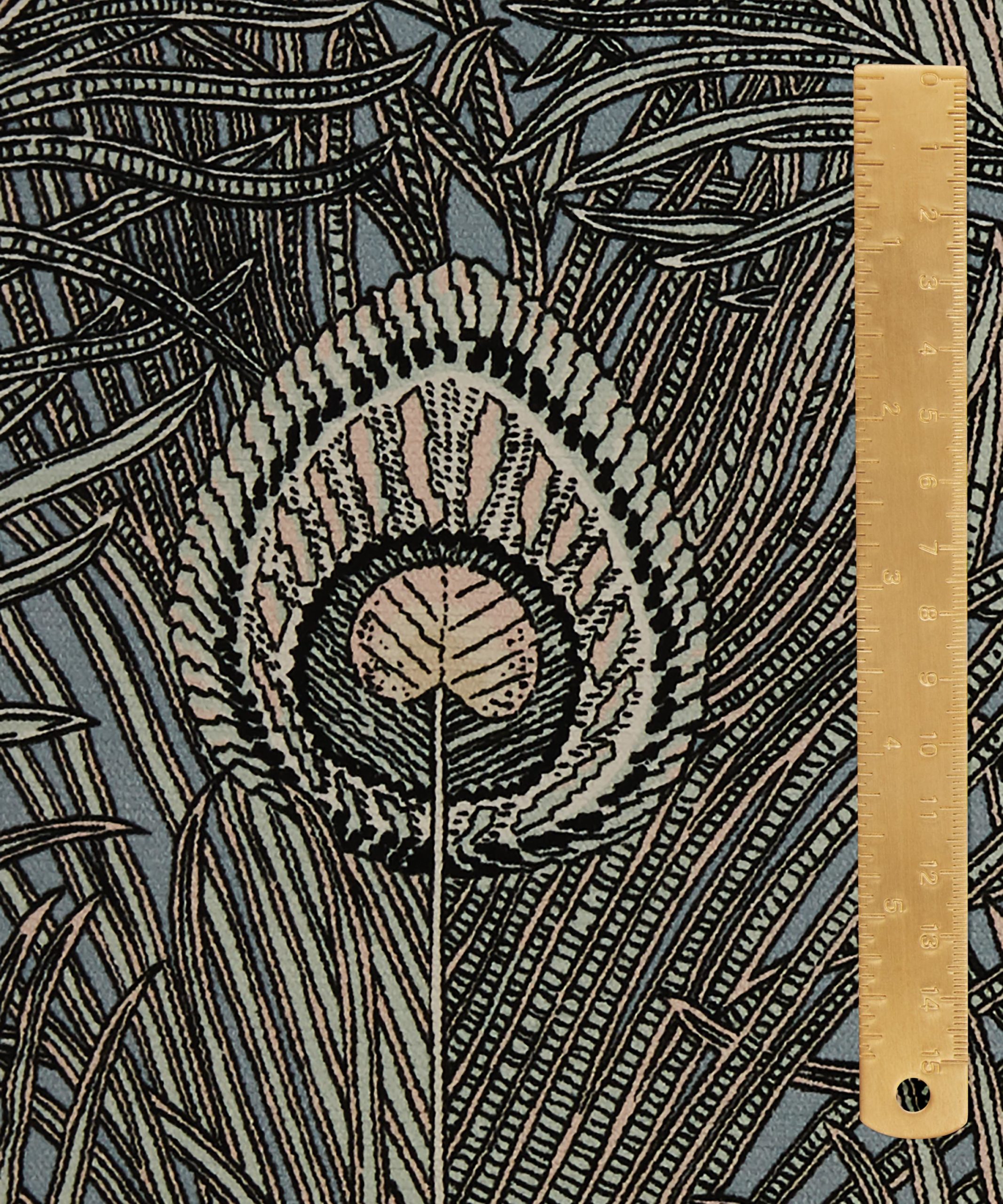 Hera Feather Vintage Velvet in Pewter - Indoor | Liberty Fabrics