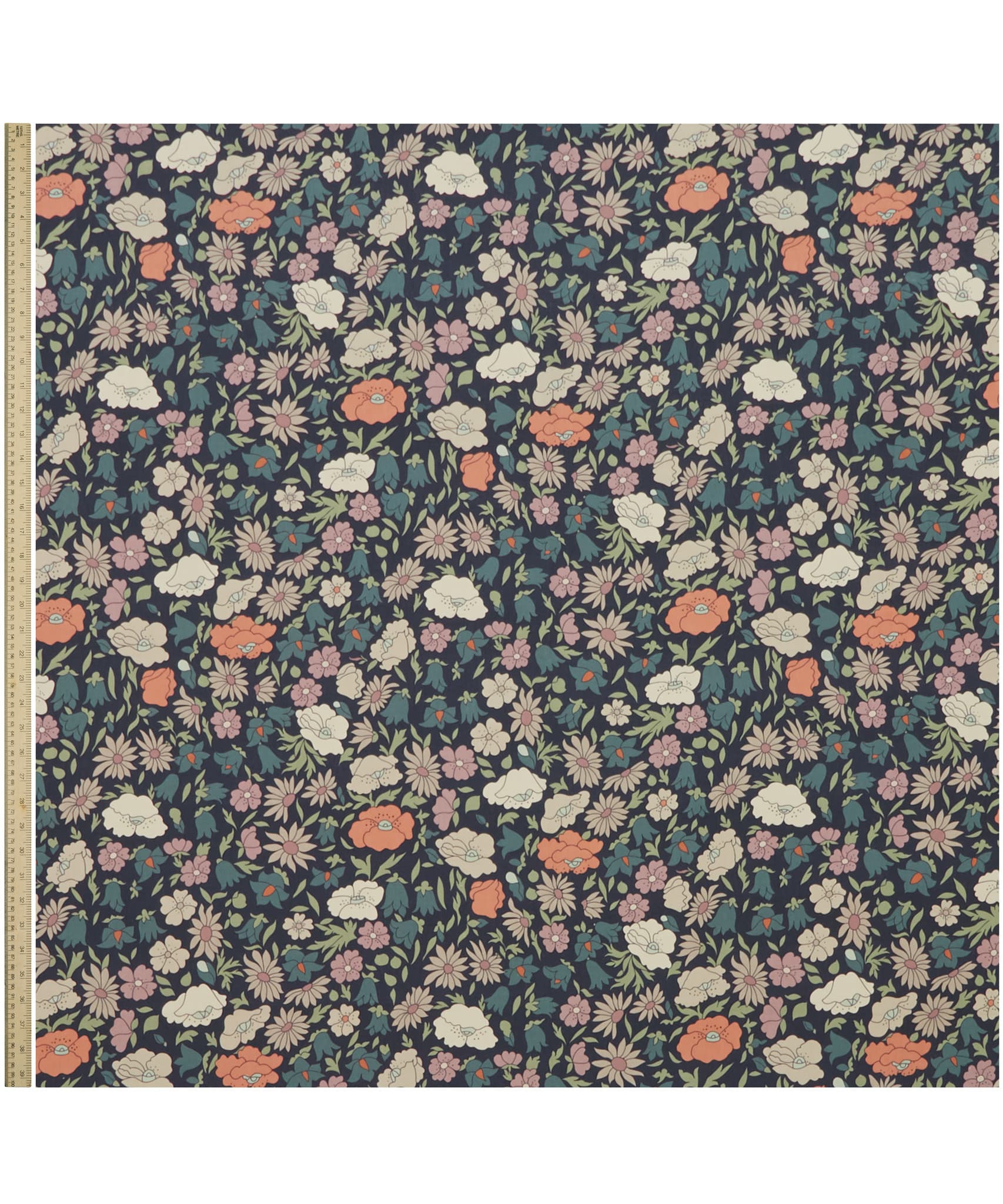 Poppy Meadowfield Landsdowne Linen in Pewter Blue - Indoor | Liberty ...