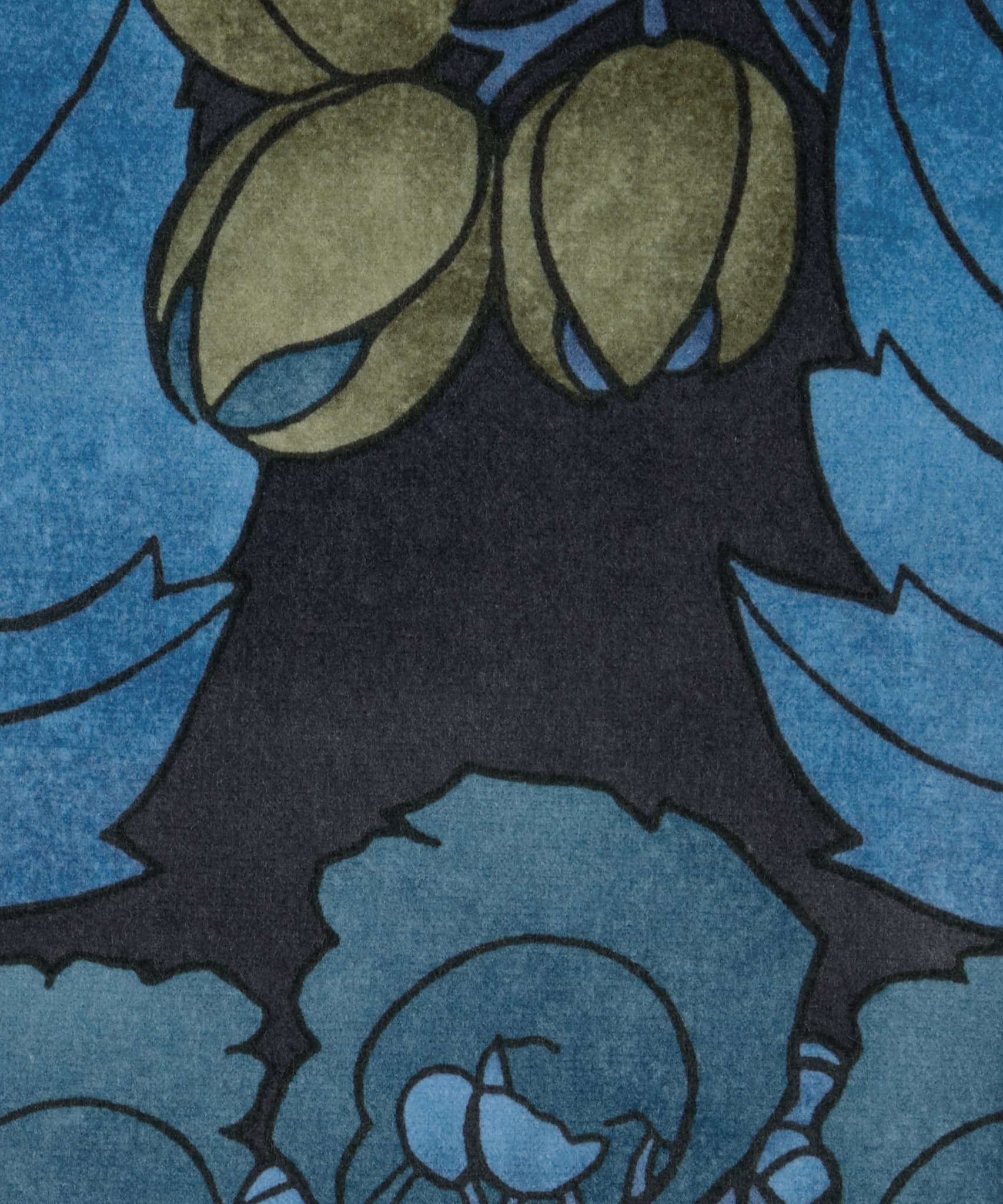 Regency Tulip Wellington Velvet in Lapis - Indoor | Liberty Fabrics