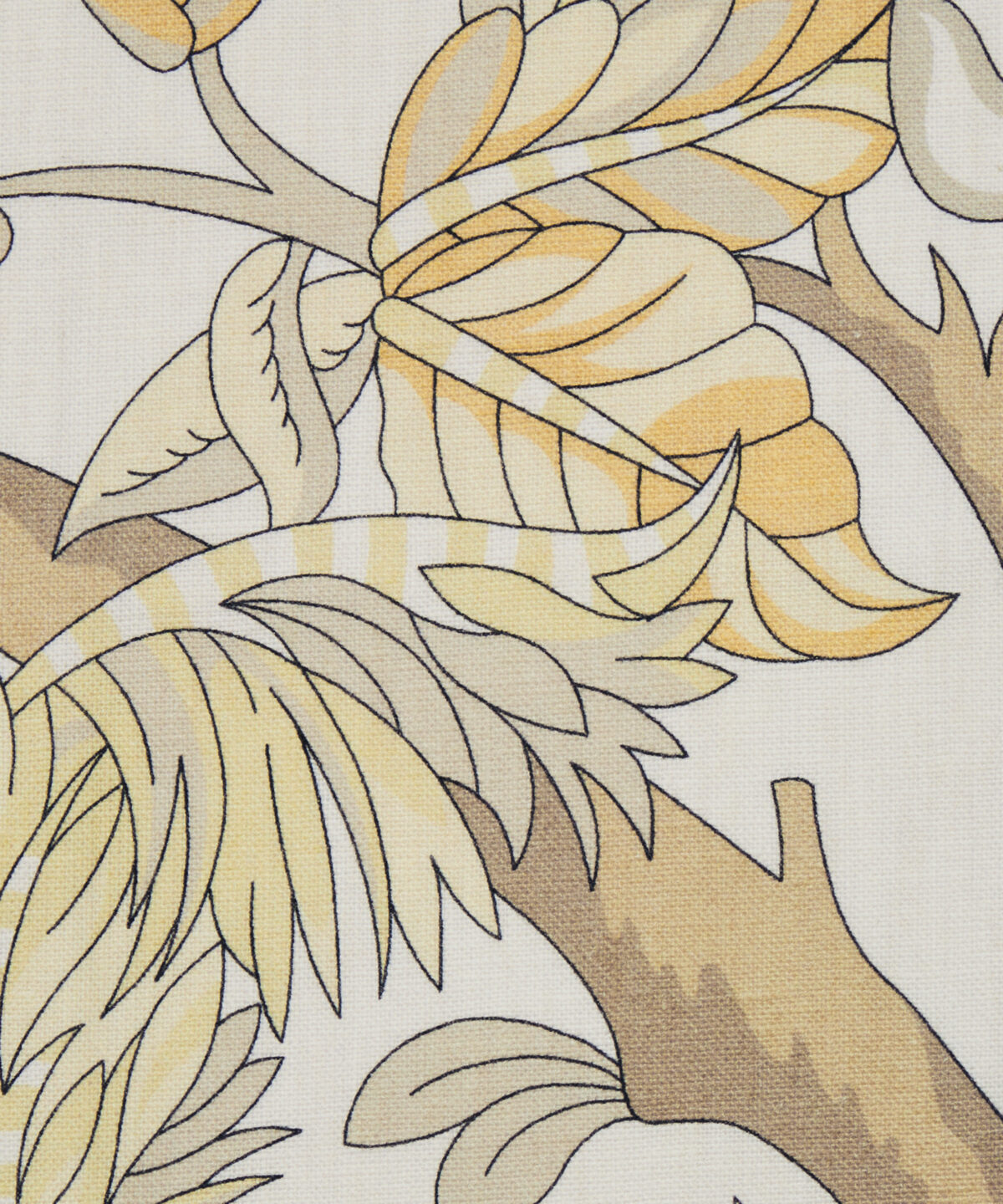 Palampore Trail Landsdowne Linen in Pewter - Indoor | Liberty Fabrics