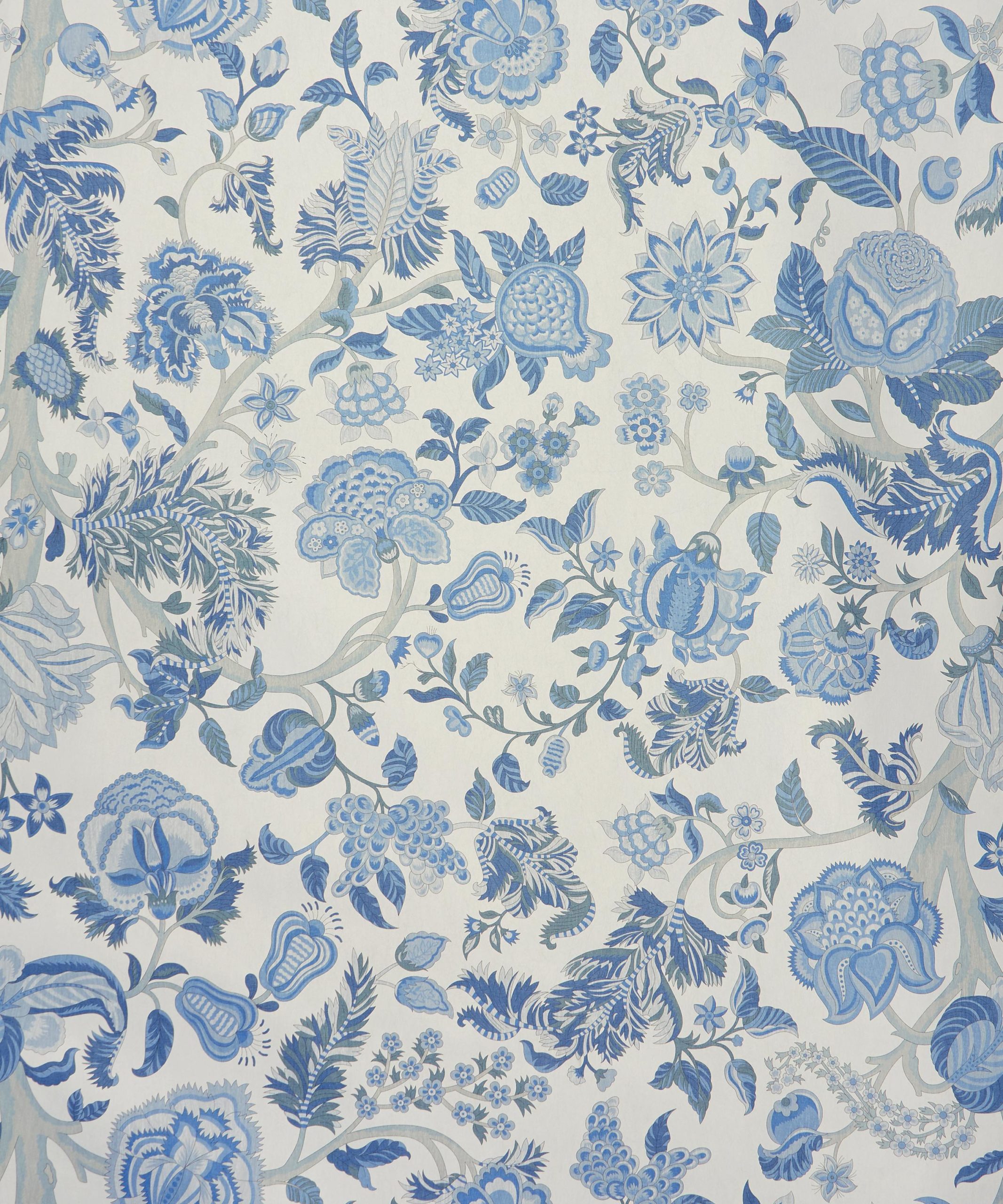 Palampore Trail Wallpaper in Lapis | Liberty Fabrics