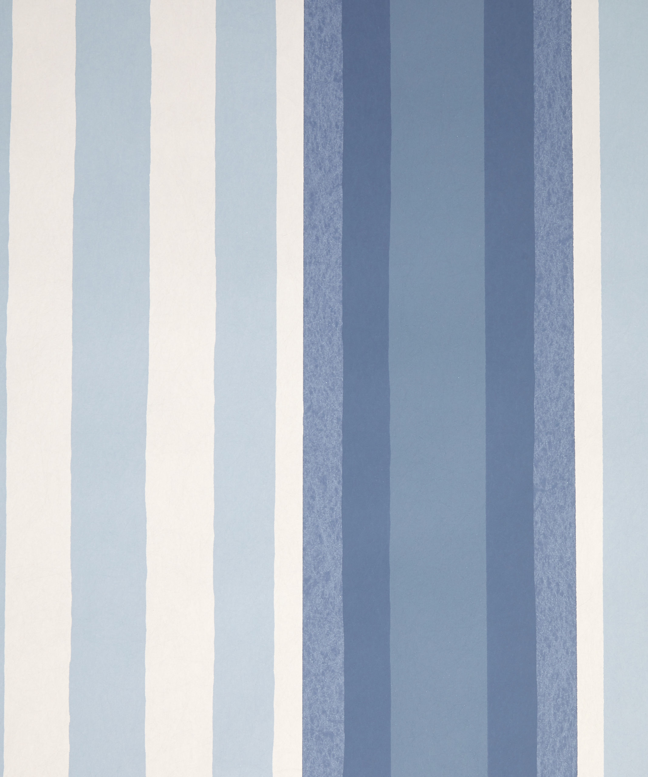 Obi Stripe Wallpaper in Lapis | Liberty Fabrics