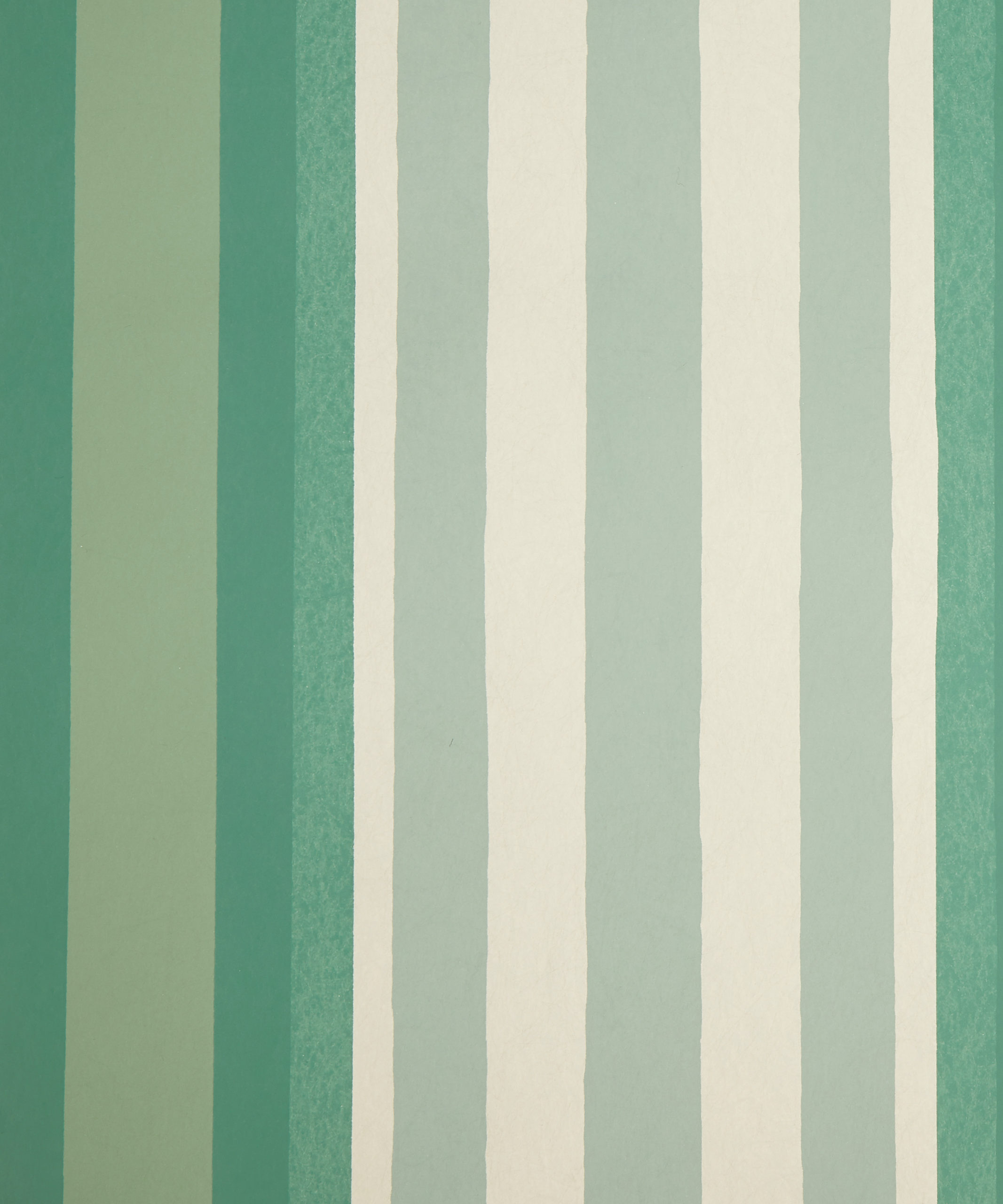 Obi Stripe Wallpaper in Jade | Liberty Fabrics