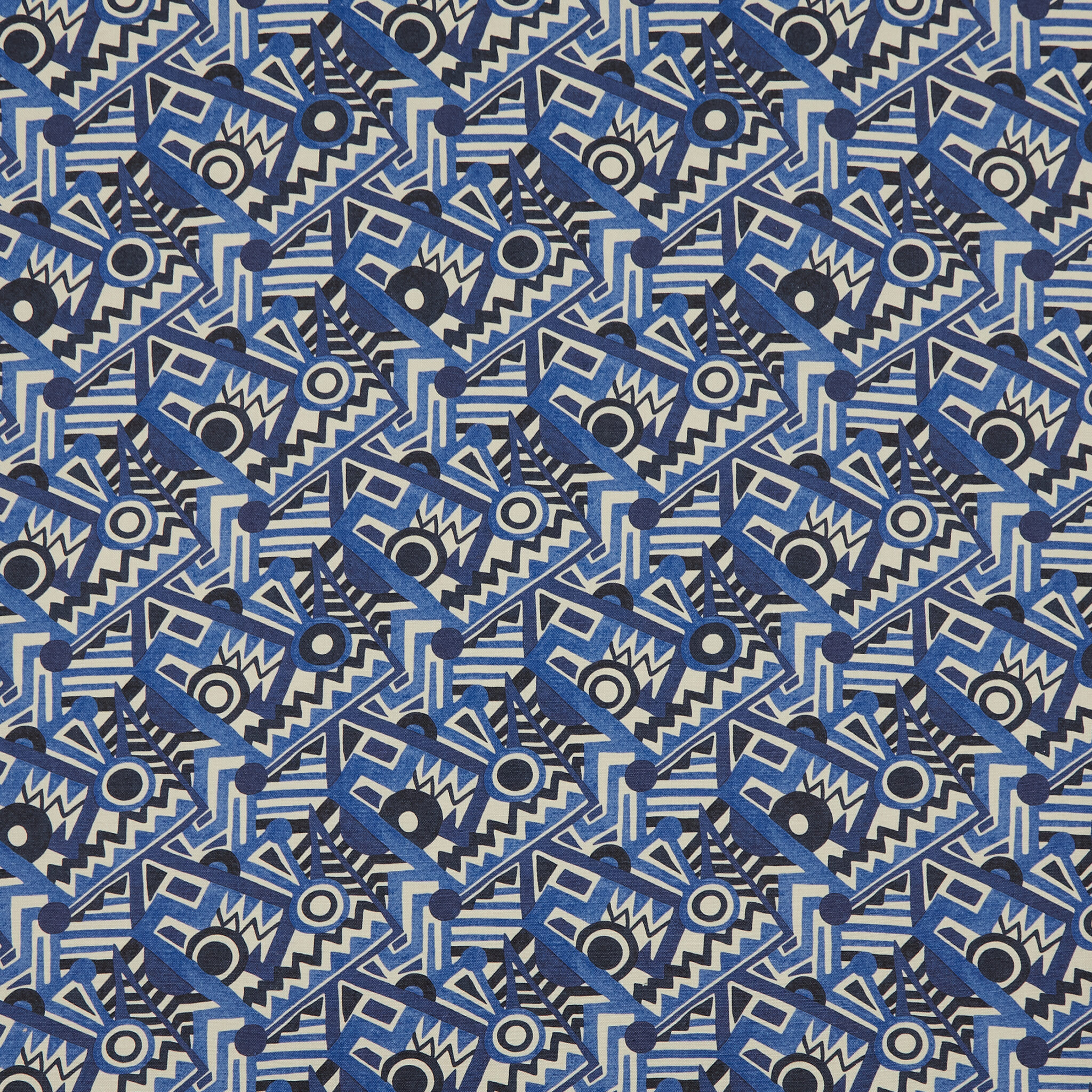 Zig Zag Linen in Aviator - Indoor | Liberty Fabrics