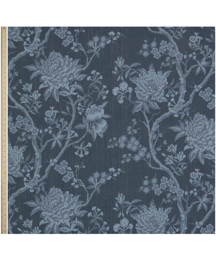 Porcelain Flower in Ink - Indoor | Liberty Fabrics