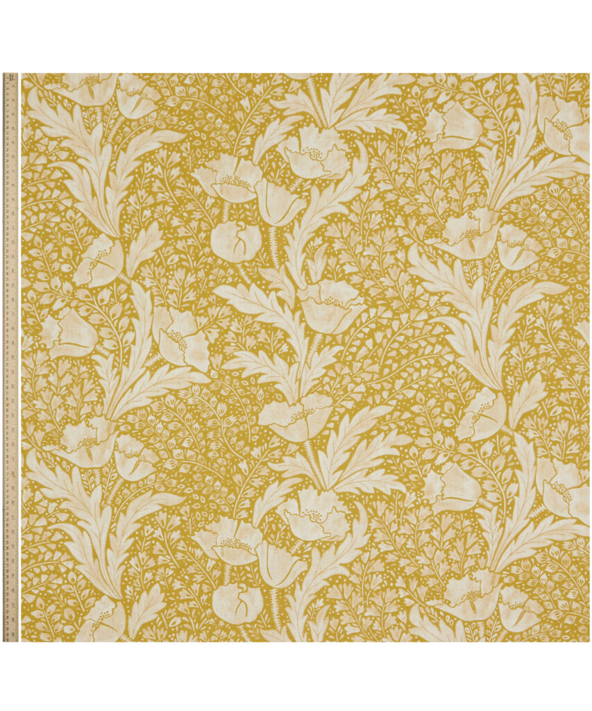 Tudor Poppy in Yarrow - Indoor | Liberty Fabrics
