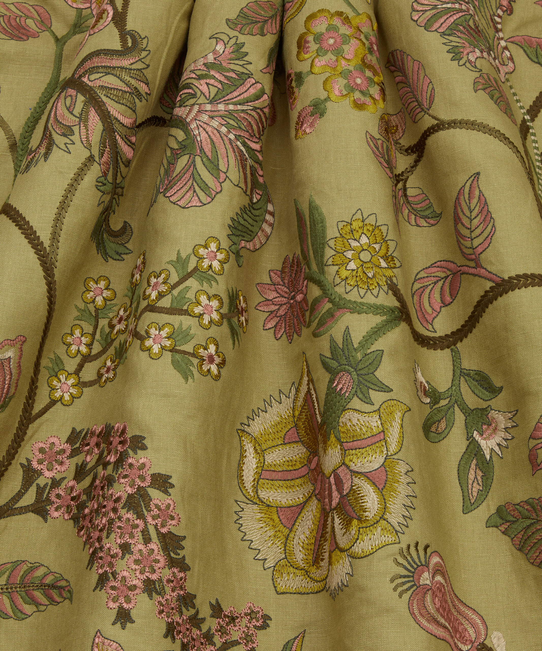 Palampore Embroidery in Lacquer - Indoor | Liberty Fabrics