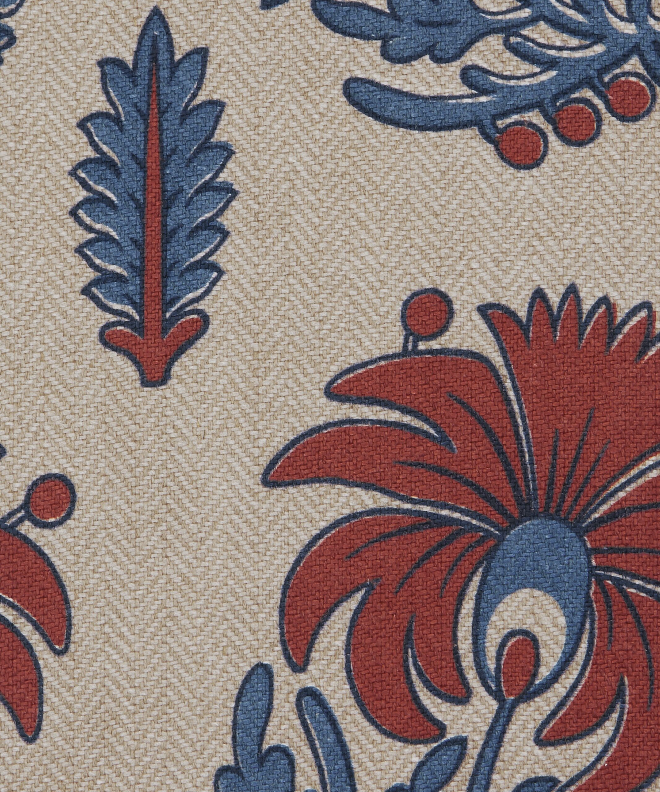 Palm Parade in Lapis - Indoor | Liberty Fabrics