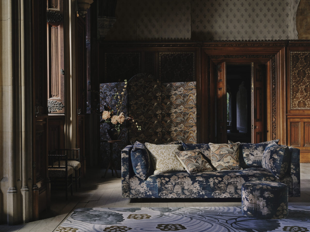 Floating Pavilion in Kelp - Indoor | Liberty Fabrics