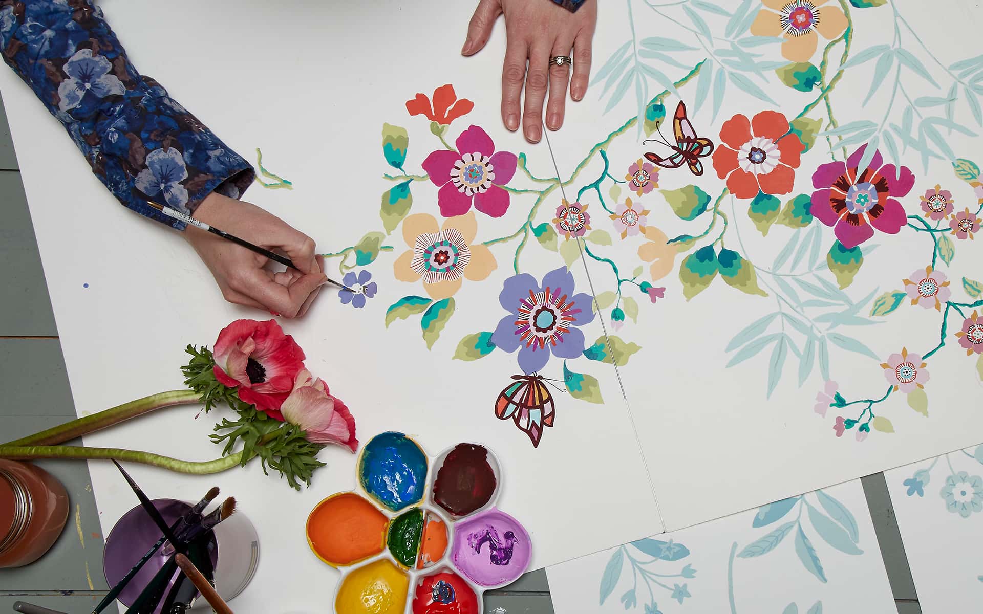 The Design Studio & Process | Liberty Fabrics