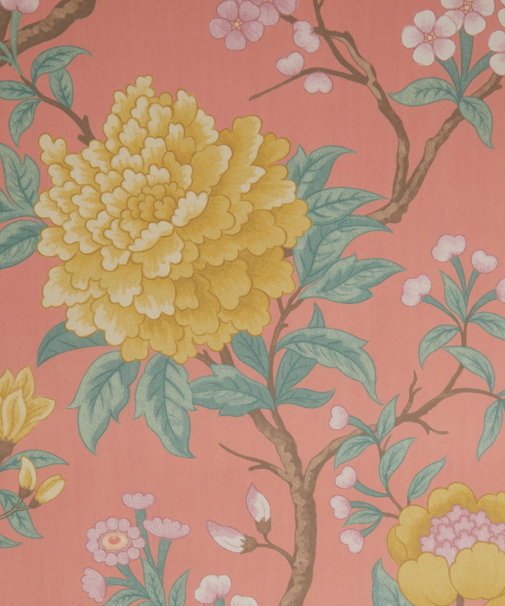 Porcelain Trail Wallpaper in Lacquer | Liberty Fabrics